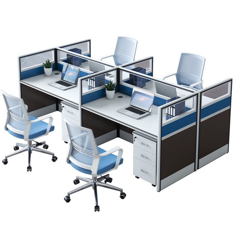 Office desk with chinese screen24Simple Office Computer Desk Office Furniture Partition Staff ...