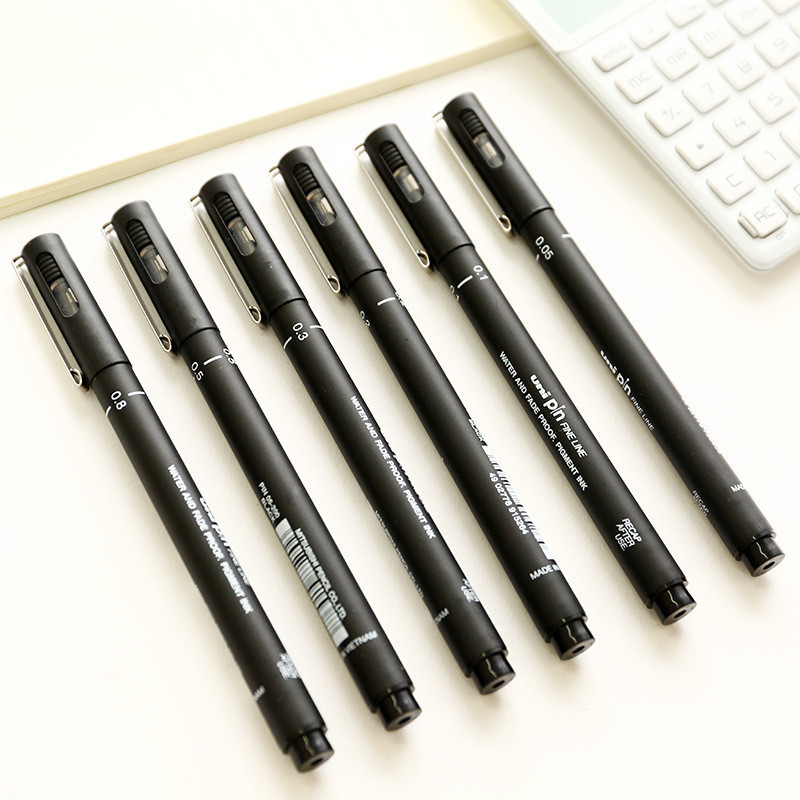 1Pcs UNIPIN Pen 0.05MM - 0.8MM Fine Liner Pen Engineering Office ...