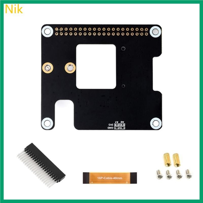 Niki For RPi 5 PCIe to M 2 HAT NVME Speed Expansion Board with 16Pin ...
