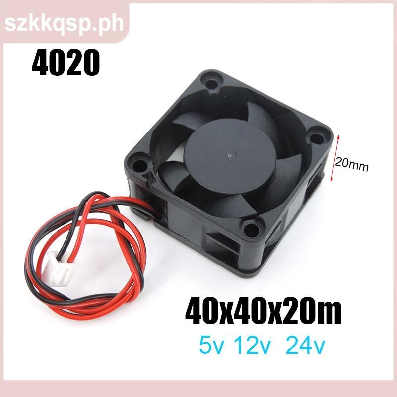 2PIN Dc 40mm Cooling 3D Printer Fan 40x40x20mm Cooler 24V 12V 5V 4020 ...
