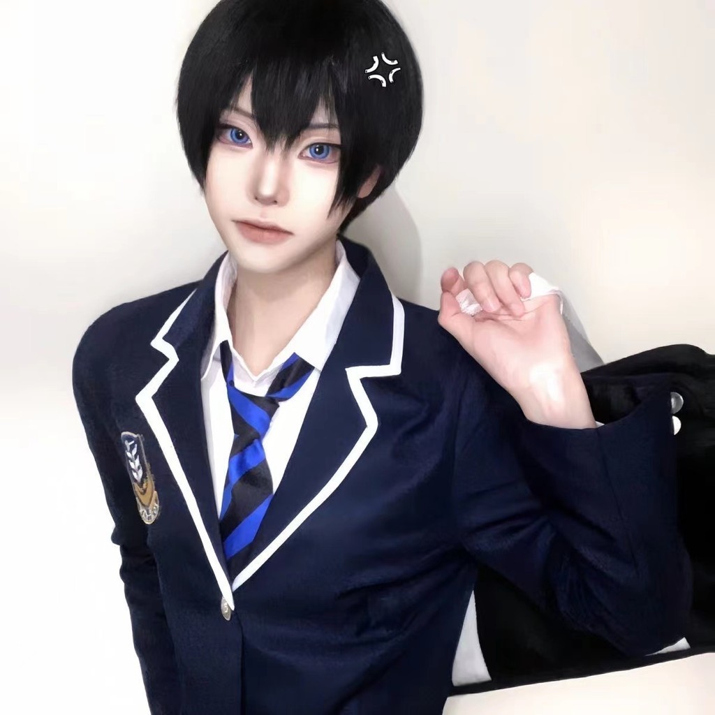 BLUE LOCK Anime Cosplay Costume: Isagi Yoichi's Dark Blue School ...