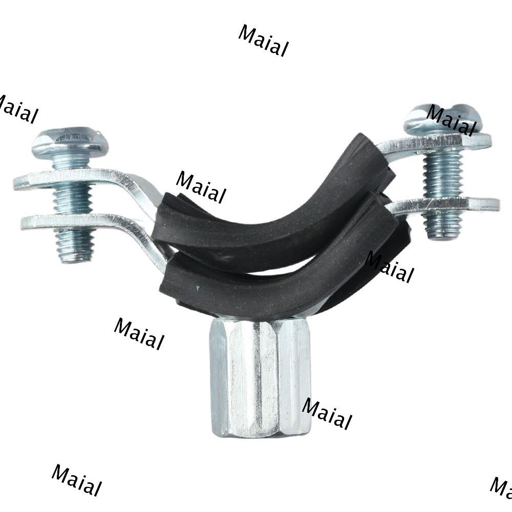 MAIAL 2pcs Support Clamp, With Nail M8 Mounting Screws Adjustable Pipe ...