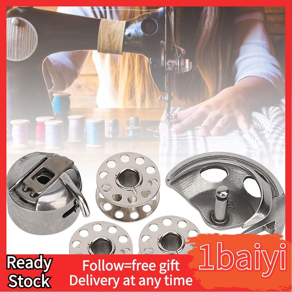 1baiyi Bobbins + Bobbin Case Hook For Old Style Household Sewing ...