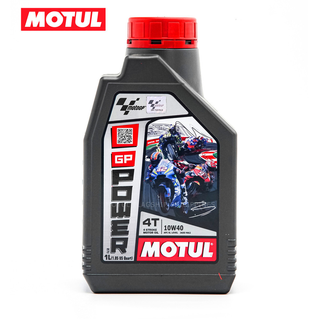 Motul GP Power 4T 10W-40 4 Stroke Motorcycle Oil 1Liter | Shopee ...