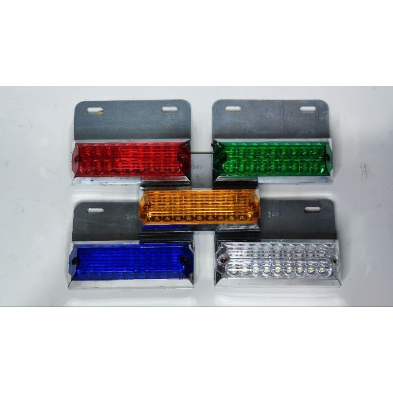 Clearance Light / Side Marker Lamp LED 12v 24v 18smd Led lightning for ...