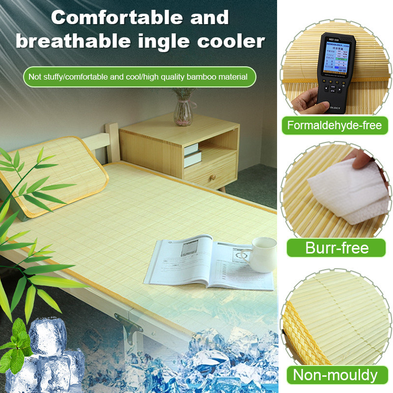 Summer military training single bamboo cooler mat bunk bed mat system ...