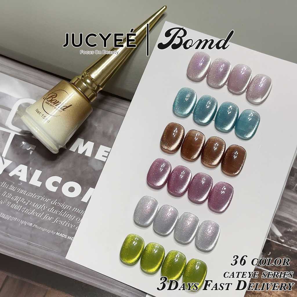 BOMD 36 Cateye Series Gel Polish 15ml Magnetic Uv Glitter Gel Polish ...