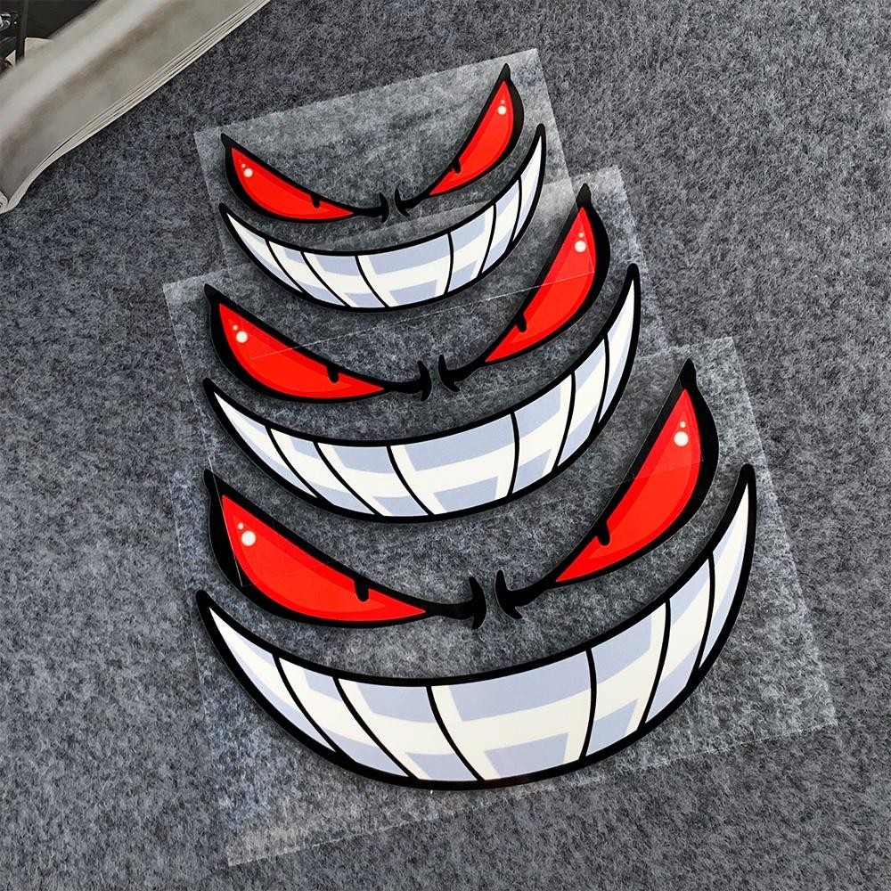 Devil's Eye Car Reflective Stickers Personalized Expression Stickers ...