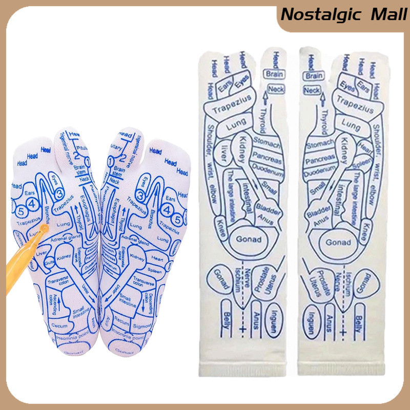 Acupressure Reflexology Socks Foot Acupoint Massage Socks For Improves ...