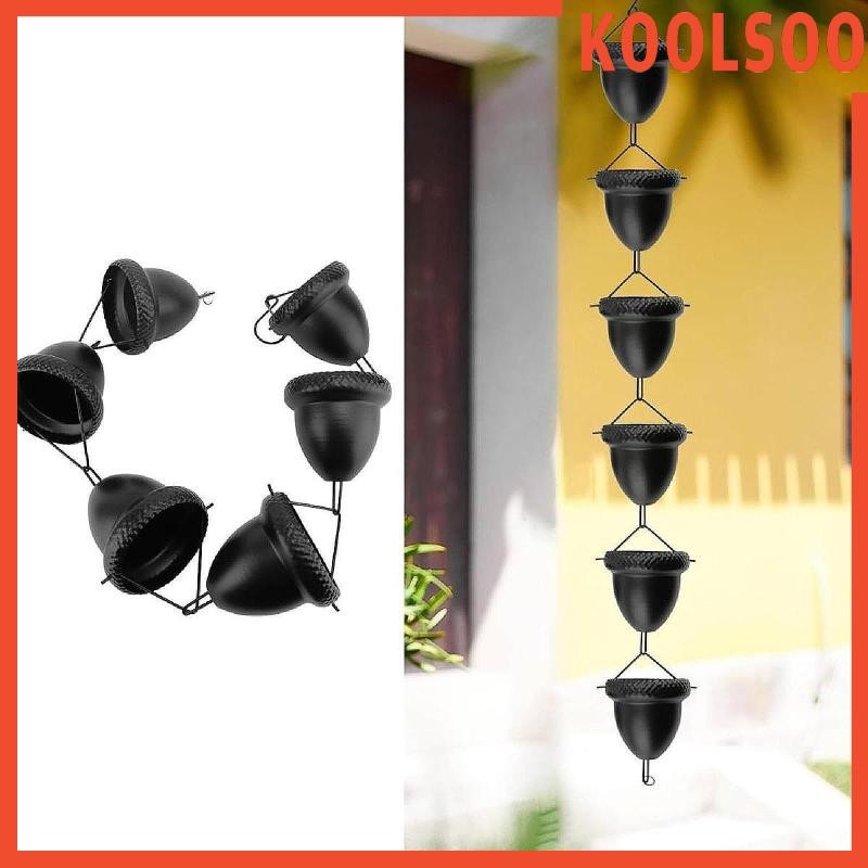 [Koolsoo] Rain Chain Hanging Decor Gutter Chain for Rainwater Gutters ...