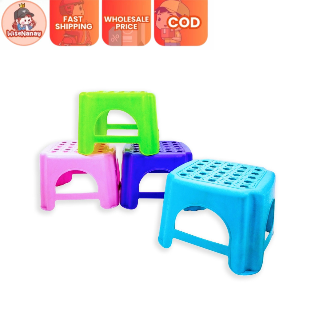 WiseNanay Kiddie Stool Small Plastic Chair | Shopee Philippines