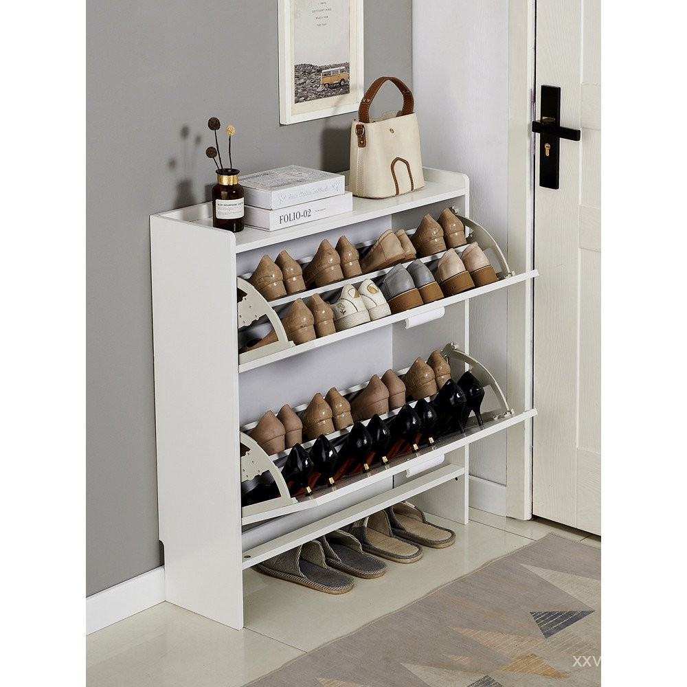 Ultra-Thin Shoe Cabinet17cm Economical Household Entryway Multi ...