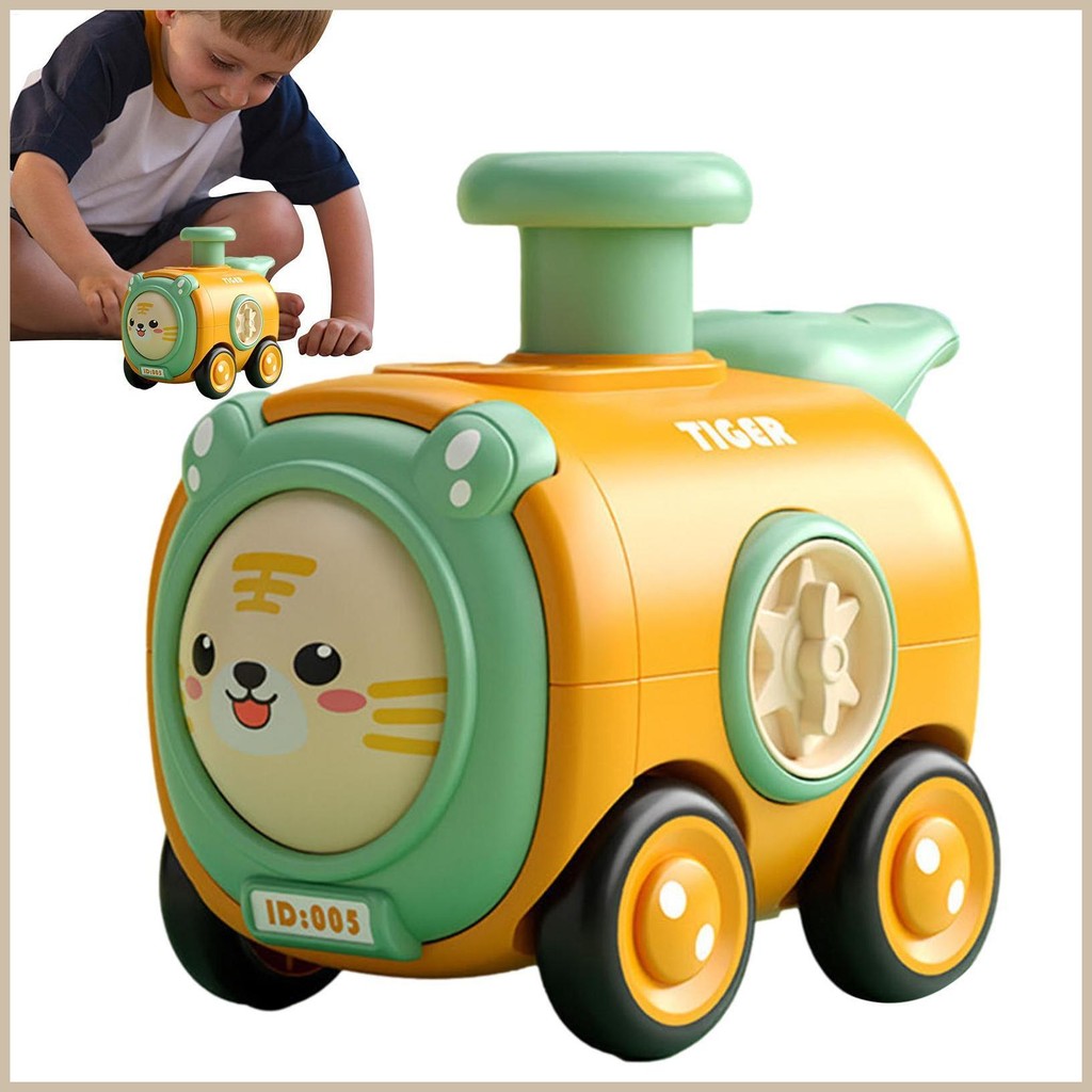 Boys Car Press Slide Toy Trains With Whistle Sound Table Accessories ...