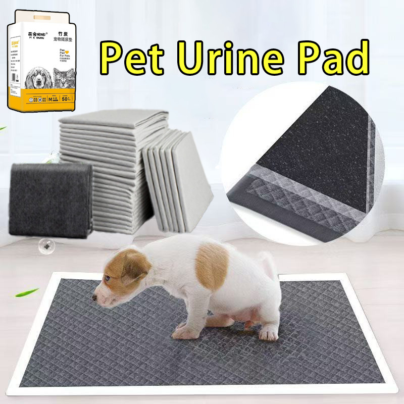 Premium Disposable Cat Dog Training Pad with Pet Bamboo Charcoal for ...