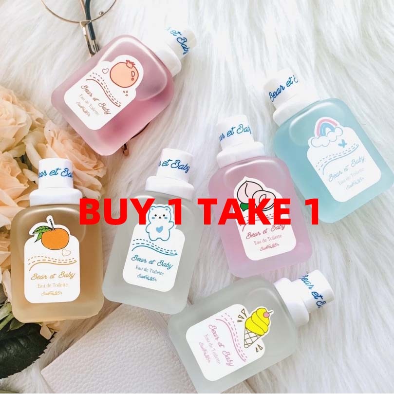 【BUY 1 TAKE 1】Children's perfume long-lasting sweet perfume,cutebear ...