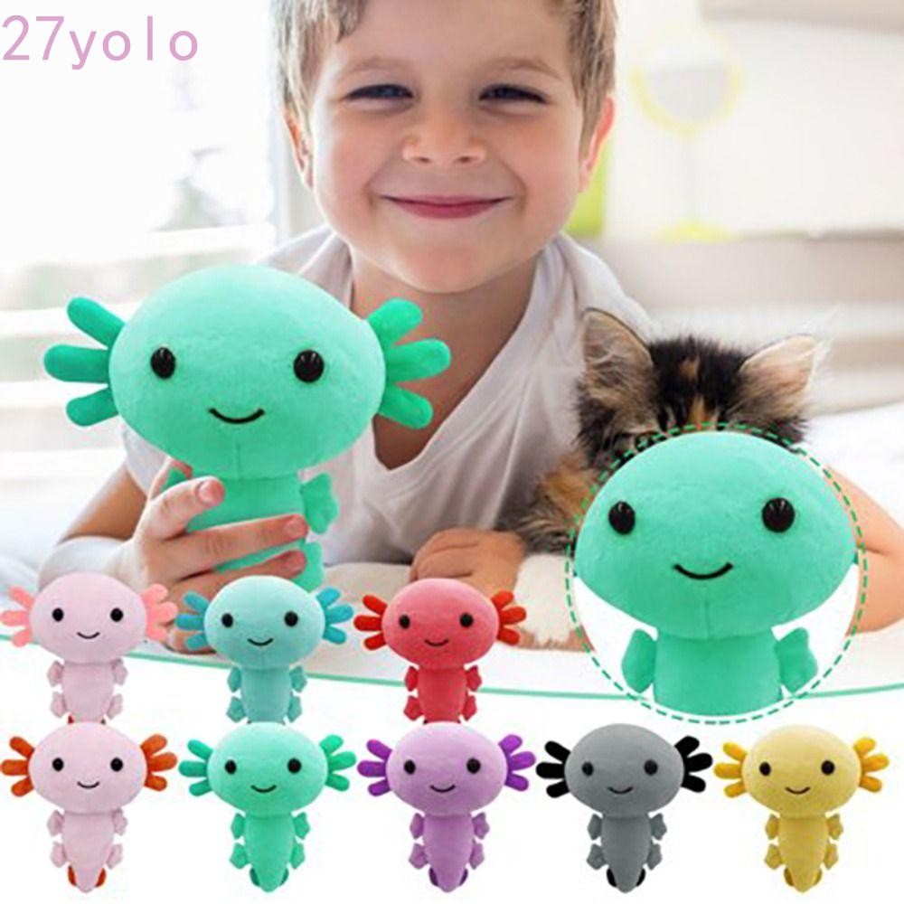 YOLO 20cm Axolotl Plush Toy, Plushie Axolotl Salamander Axolotl Stuffed ...