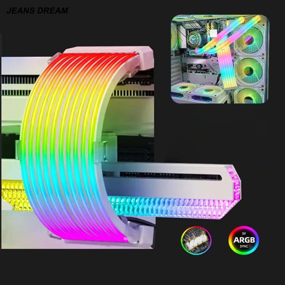 JEANSDREAM Flexible RGB LED Light Strip Bar ARGB Board Cover For ...