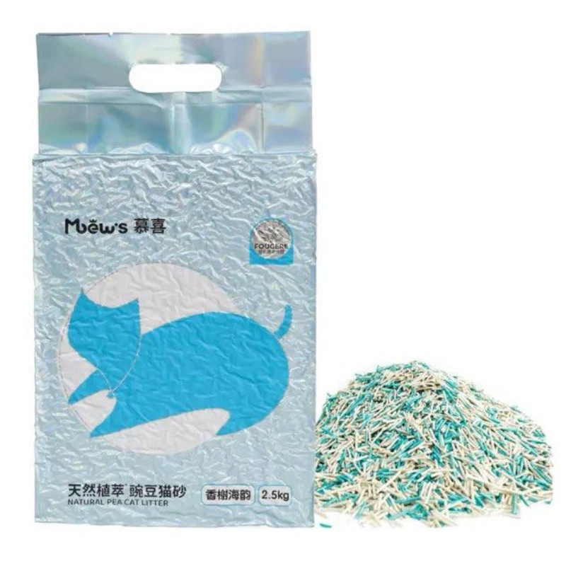 Moew bean litter for cats to use the toilet is super clumping, good ...