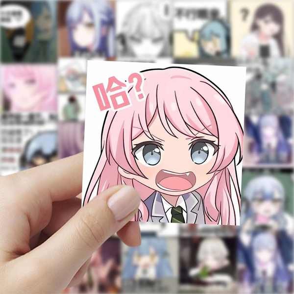 50 Sheets mygo Emoticon Pack Sticker Luggage Laptop ipad Handbook ...