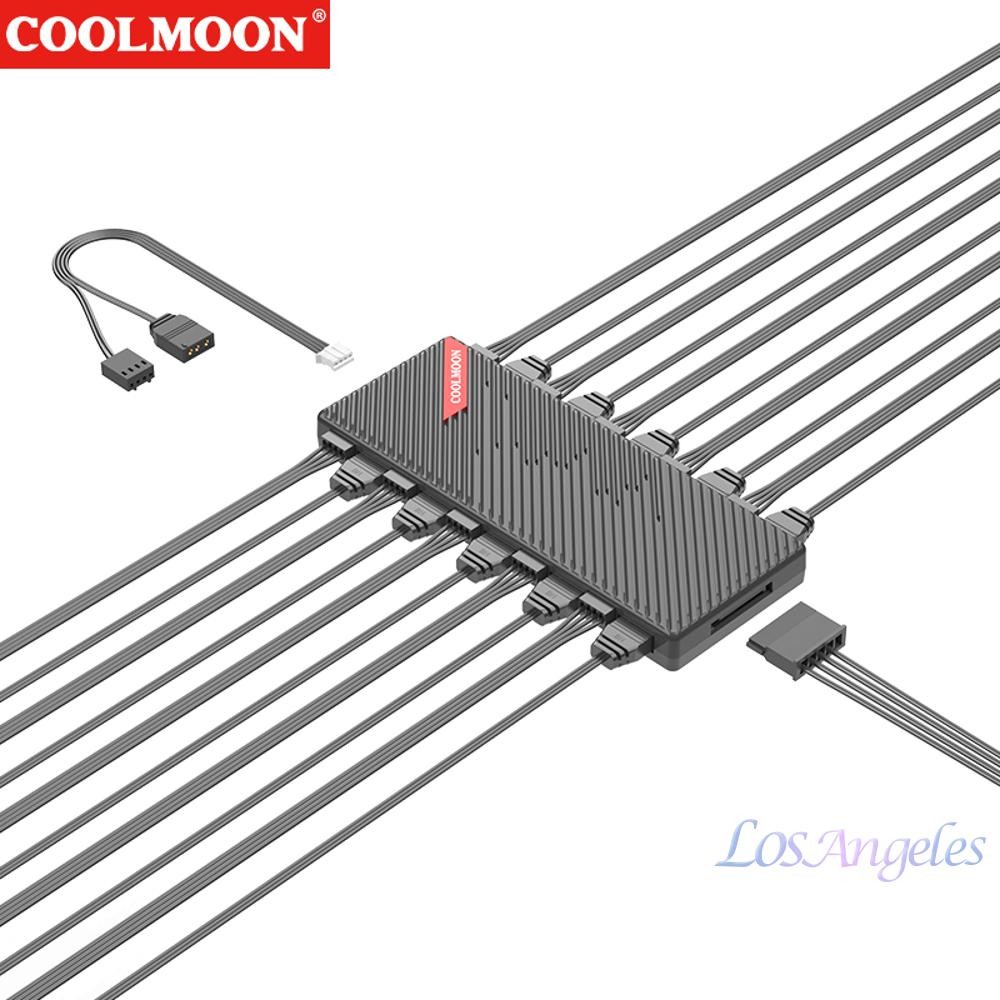 1 To 10 4 Pin PWM 3 Pin Addressable ARGB Adapter SATA Powered 5V 3Pin ...