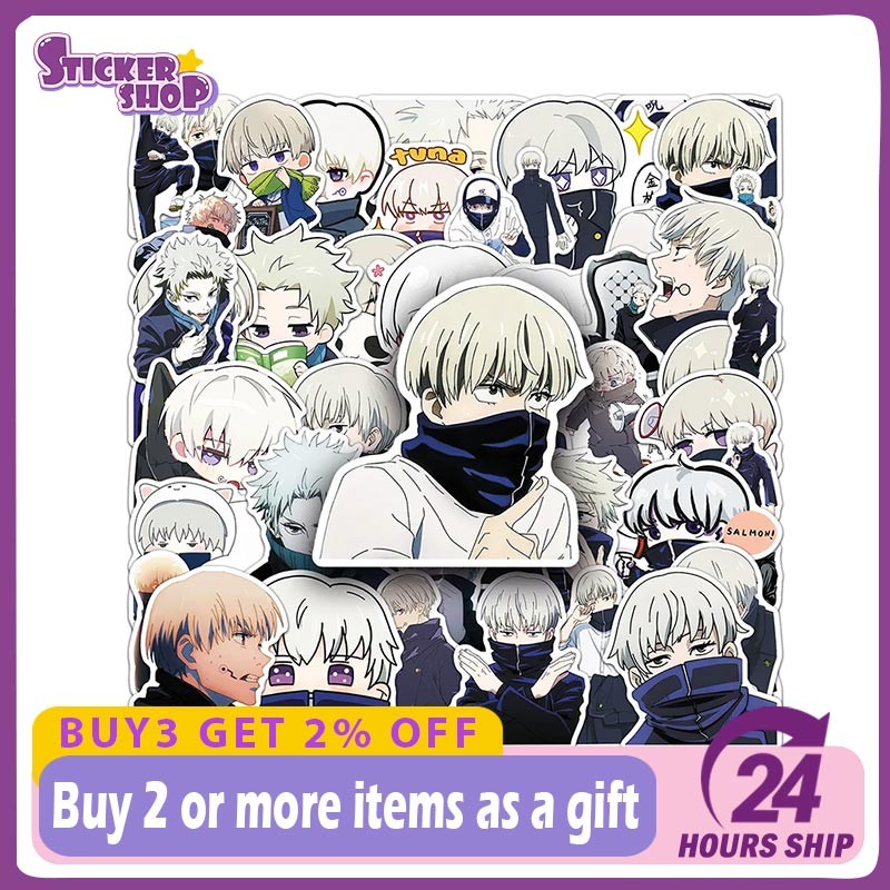 50pcs Jujutsu Kaisen Anime Stickers Inumaki Toge Manga Sticker DIY ...