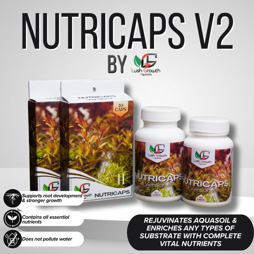 LGA Nutricaps V2 - Premium Bio-Active Root Tabs | Complete NPK for ...