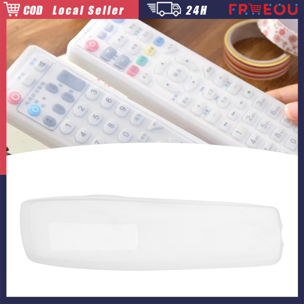 Remote Case for TV Transparent Silicone Aircon Remote Cover Dust Cover ...