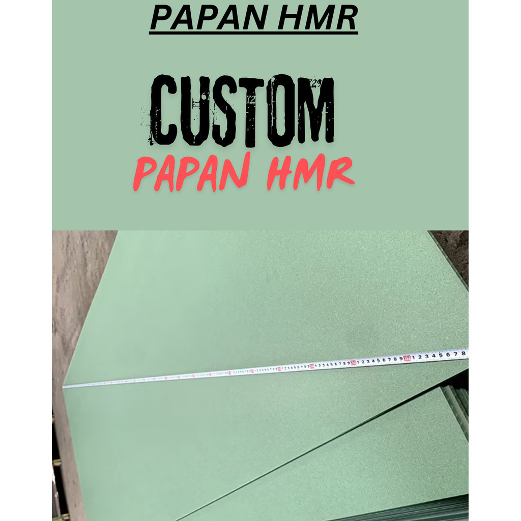 HIJAU Custom HMR Board Green MDF/ S S/ | Shopee Philippines