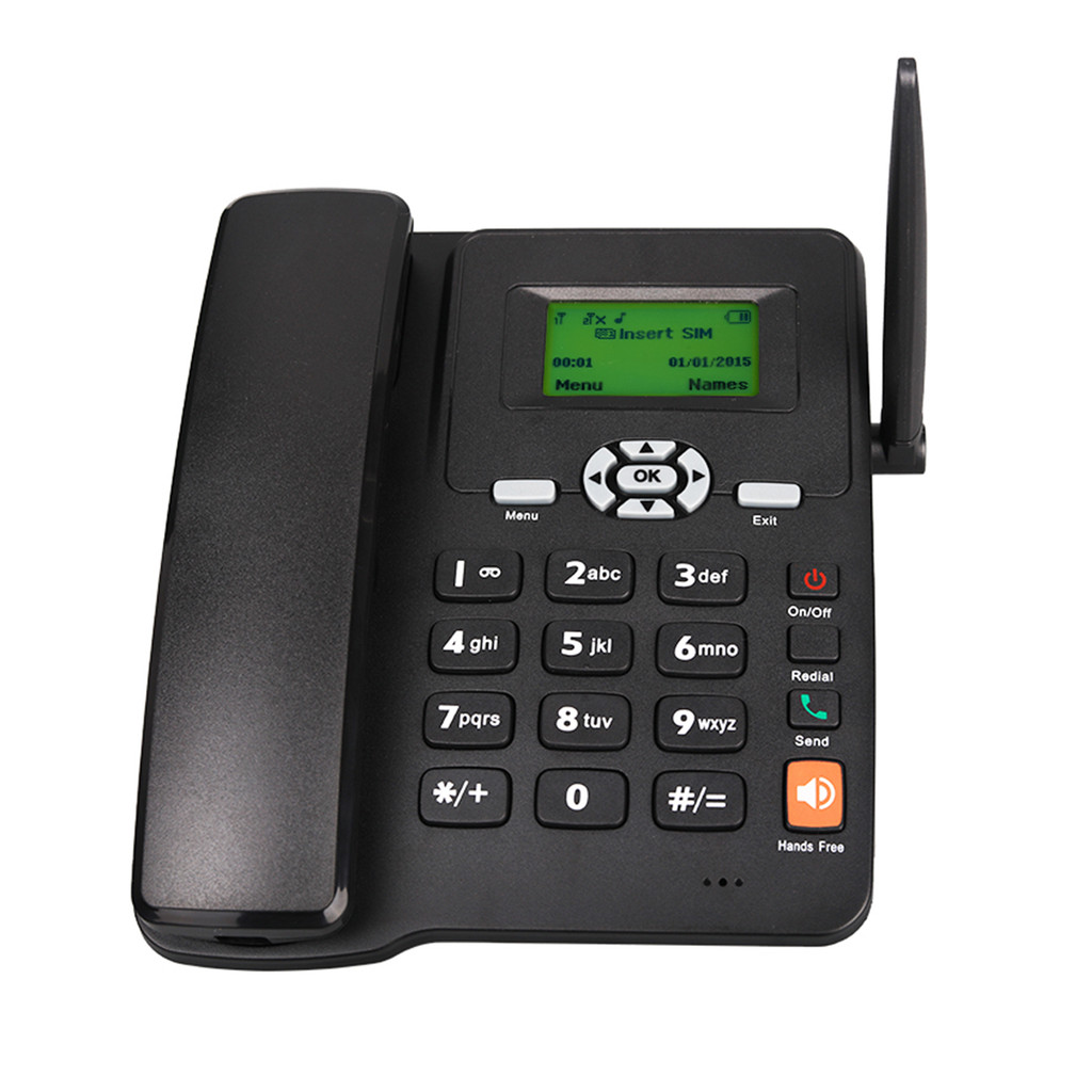 Cordless Phone Desktop Telephone Support GSM 850/900/1800/1900MHZ Dual ...