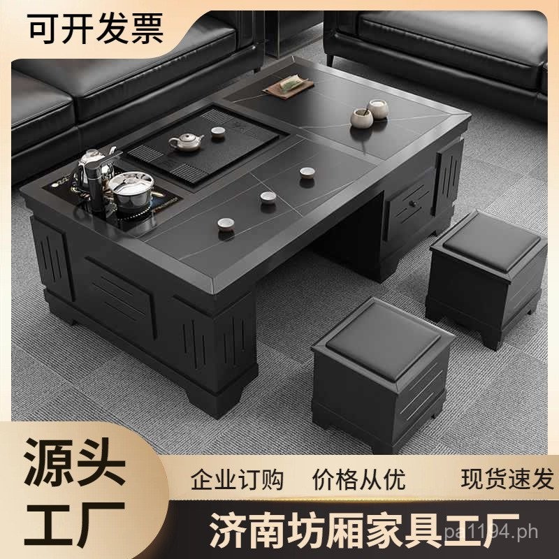 Home Tea Table Office Living Room Rock Slab Coffee Table Kettle Set Tea ...