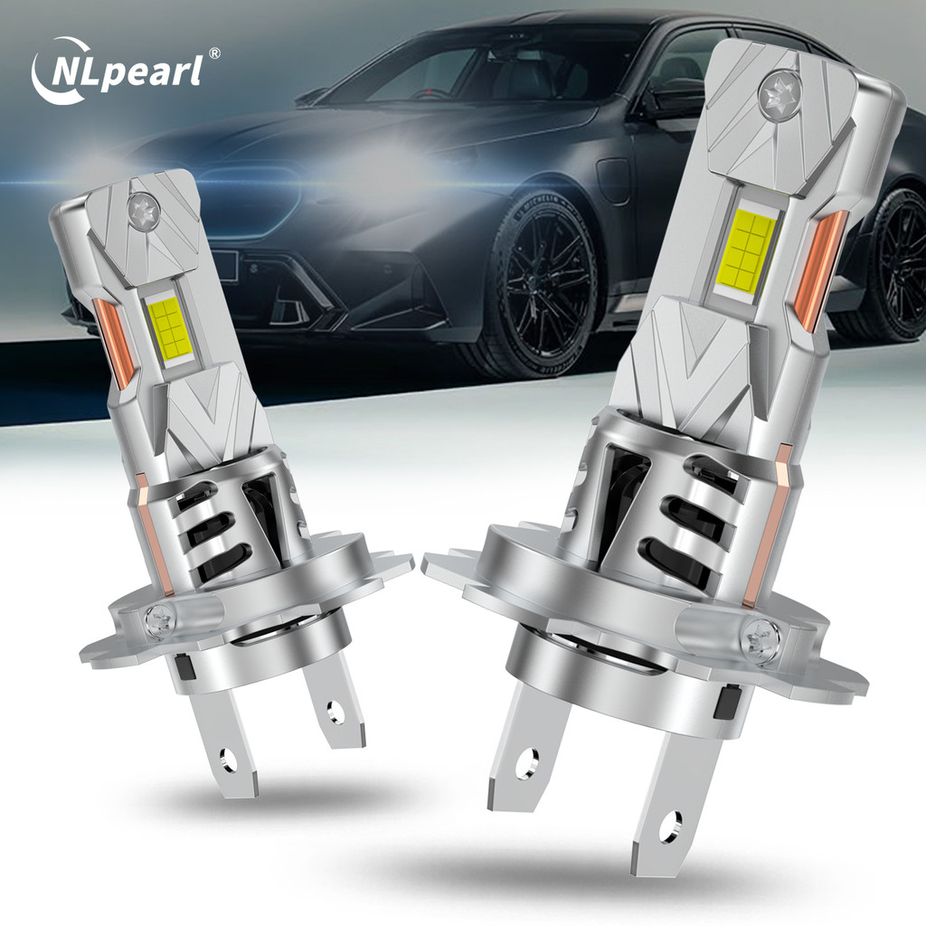 NLpearl 2X H7 LED Bulb 1:1 Mini Size Head Lamp Wireless 25000LM CSP LED ...