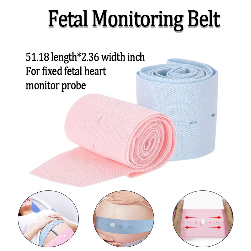Elastic Fetal Heart Rate Monitoring Belt Probe Pregnant Woman Strap ...