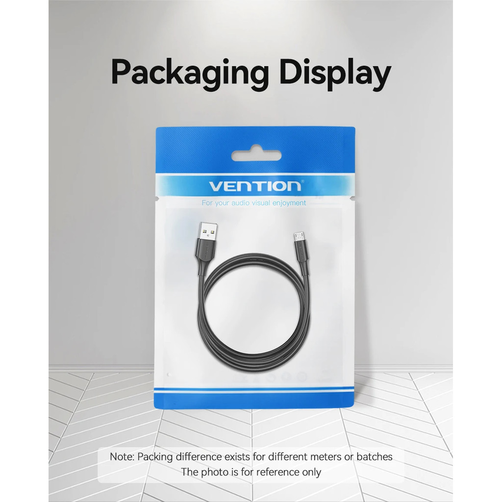 Vention USB 2.0 male to Micro-B male 2A Fast Charging Data Cable 2A ...