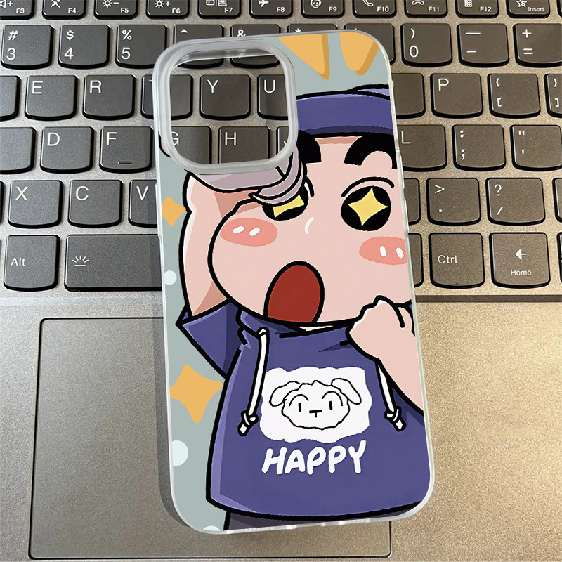Exquisite Cartoon Cute Crayon Shin Chan Phone Case Compatible for ...