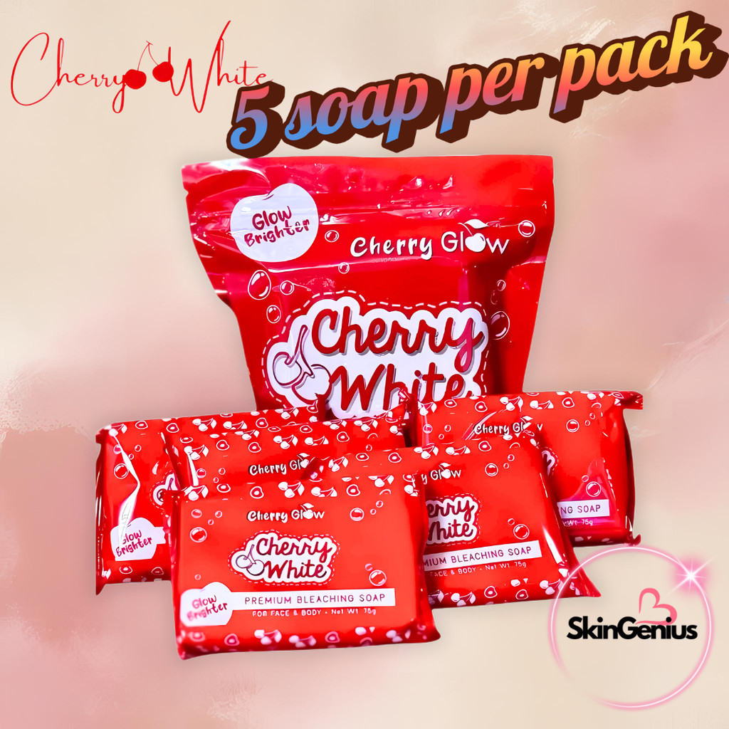Cherry White Premium Cherry Glow Bleaching Soap for Skin Whitening ...