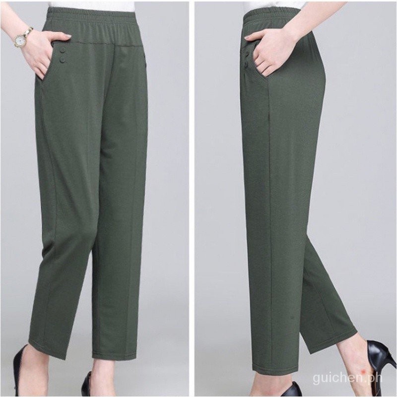 GC Long Harem Pants for Women Plus Size M-3XL High Waist Korean Style ...