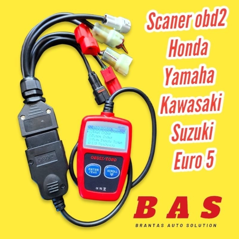 Universal Obd2 Motorcycle Scaner 6in1 | Shopee Philippines