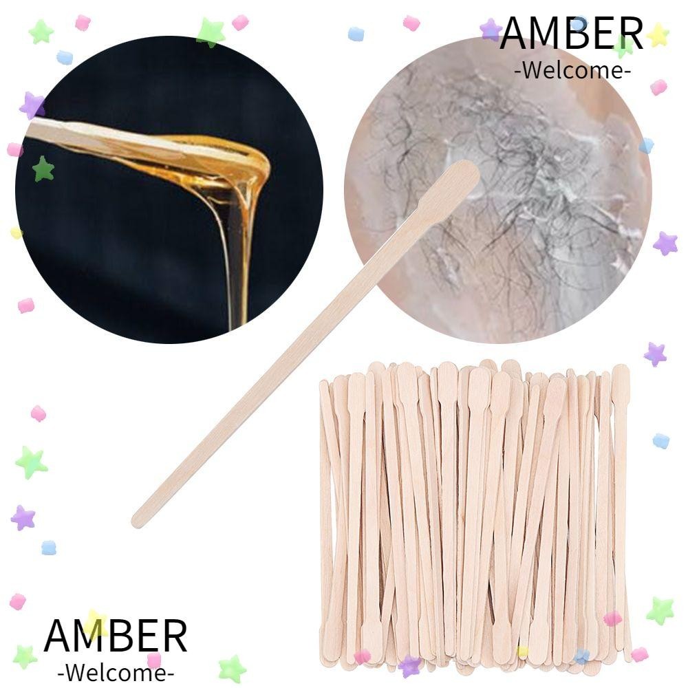 AMBER Wax Spatulas Special Hot Hair Removal Cream Face & Eyebrows Hair ...