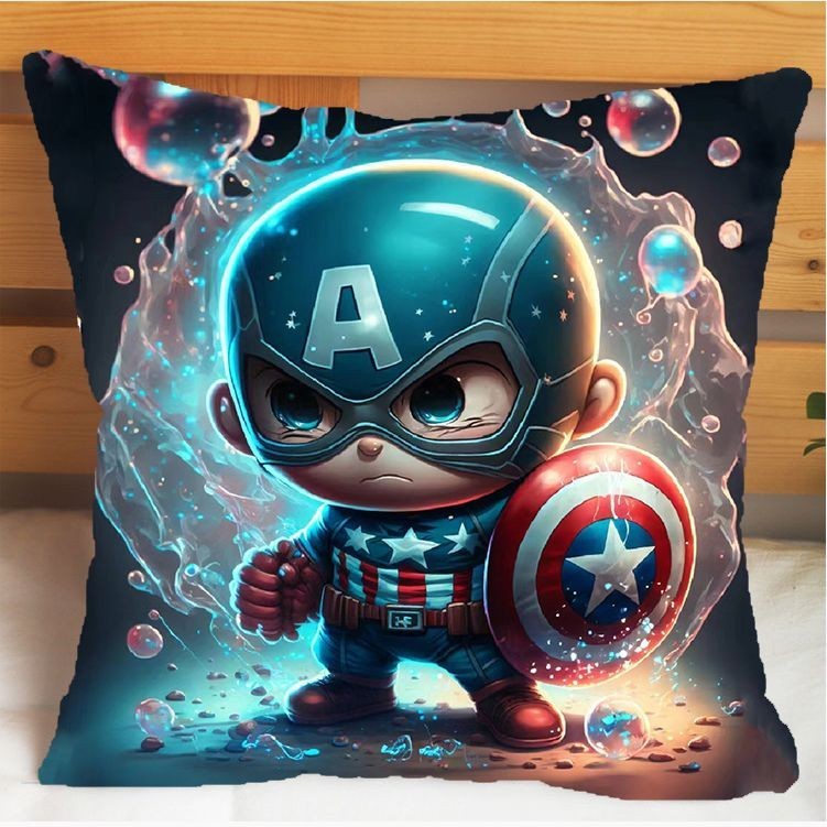 Q version of the Marvel pillow Iron Man Captain America Hulk anime ...