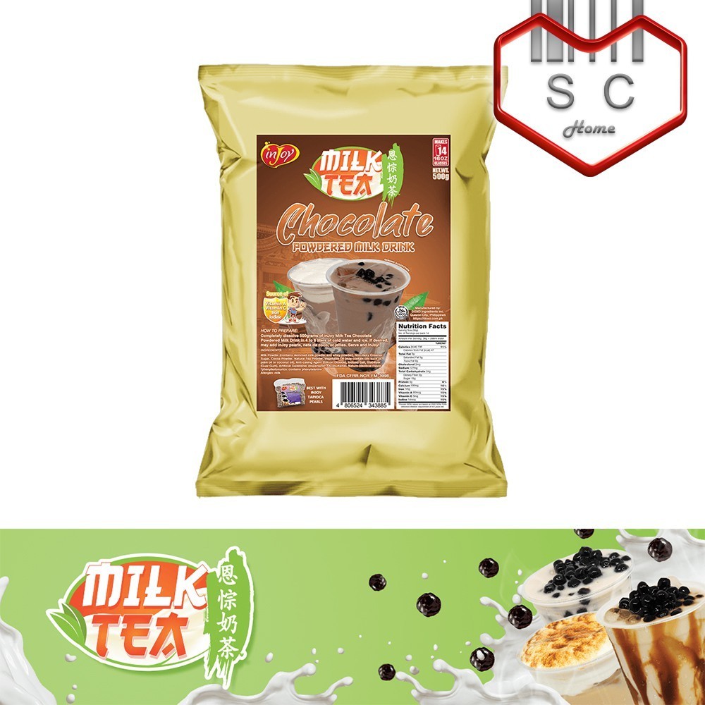 Injoy Chocolate Milk Tea 500g | Shopee Philippines