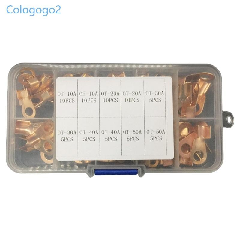 COLO Battery Cable Lugs Battery Cable End Rings Terminals Connectors 10 ...