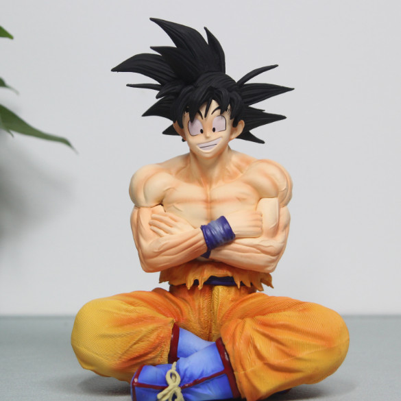 Dragon Ball Fantasy GK Sitting Posture Goku Chassis Figure Statue Model ...