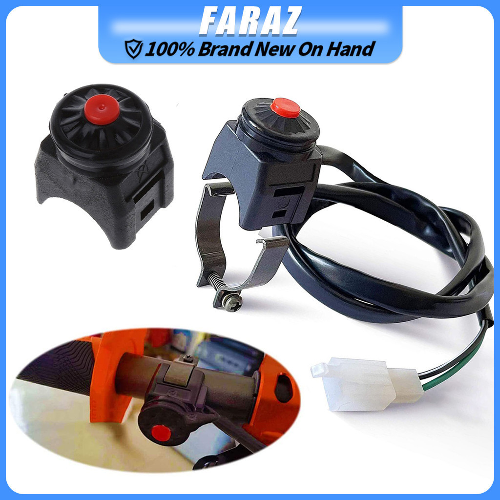 Motorcycle Kill Switch Red Push Button Kill Switch On Off Button 7/8 ...