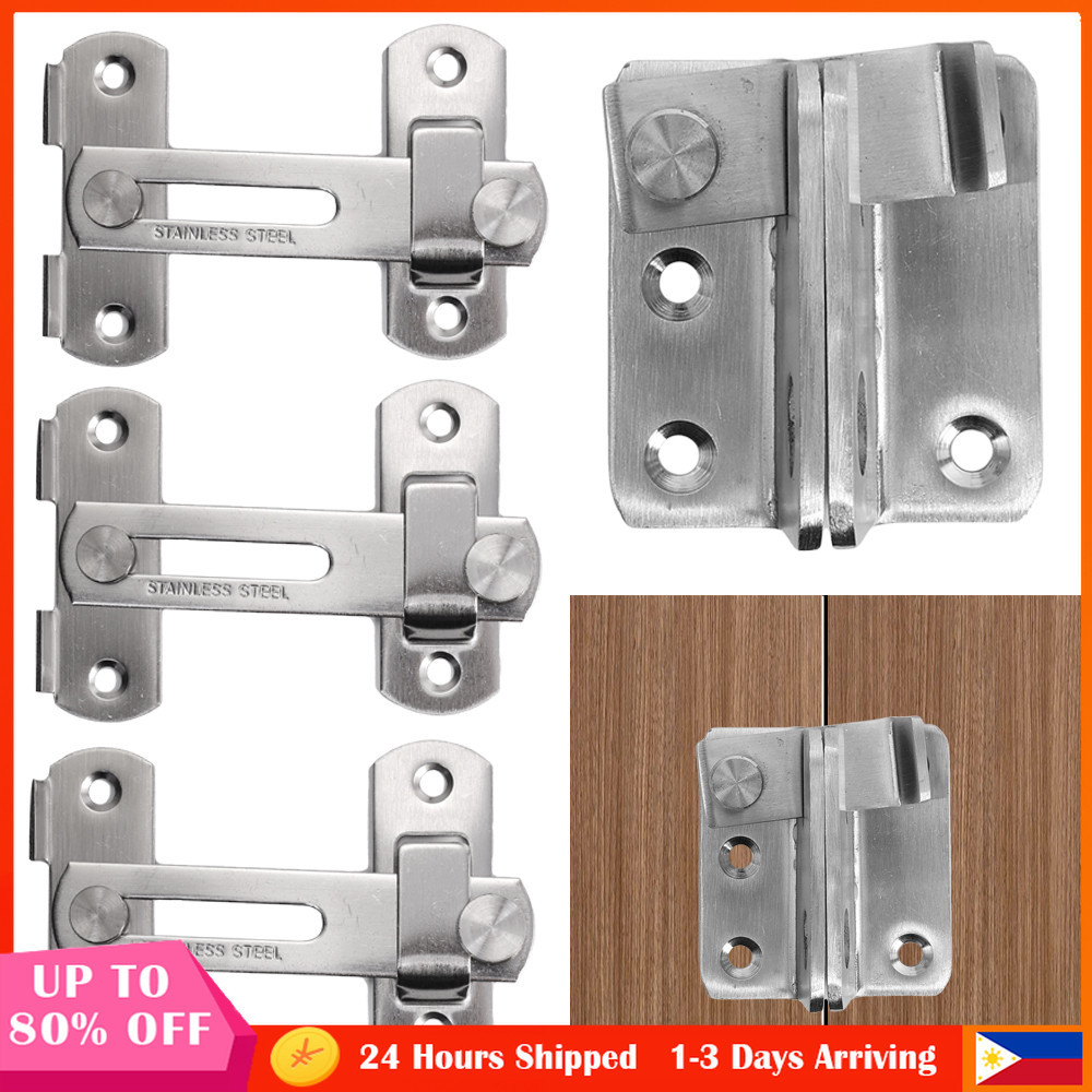 Integrated Sliding Door Lock Hardware - Stainless Steel Hasp Latch Lock ...