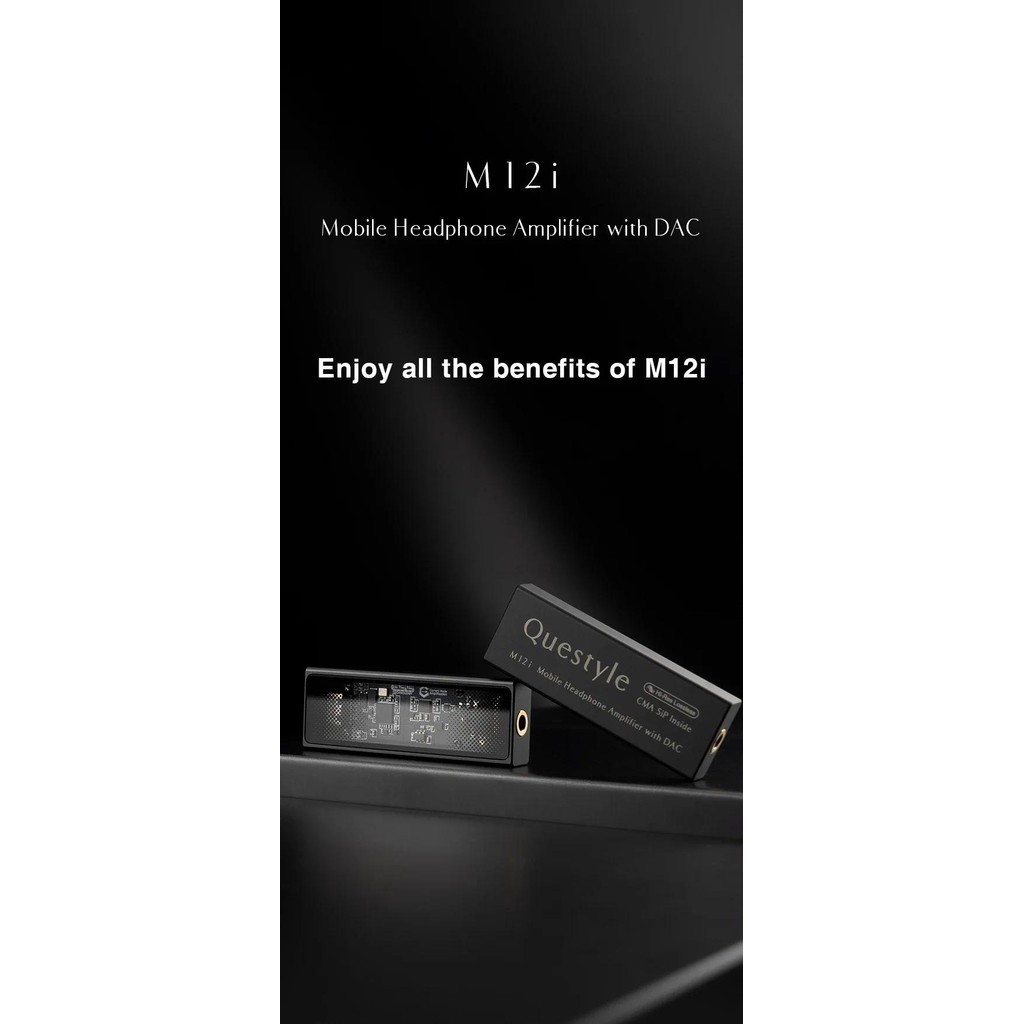 Questyle M12i ESS Flagship Portable USB DAC/AMP ES9281AC Chip Hi-res PCM DSD512 Adaptable Gain ...
