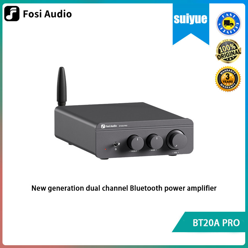 Fosi Audio BT20A PRO 300W X2 TPA3255 2 Channel Bluetooth 5.0 Power Amplifier | Shopee Philippines