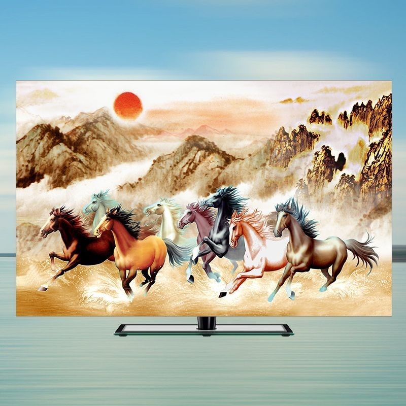 Art TV Dust Cover 55 Inches 58 Inches 65 Inches 70 Inches TV Cover ...