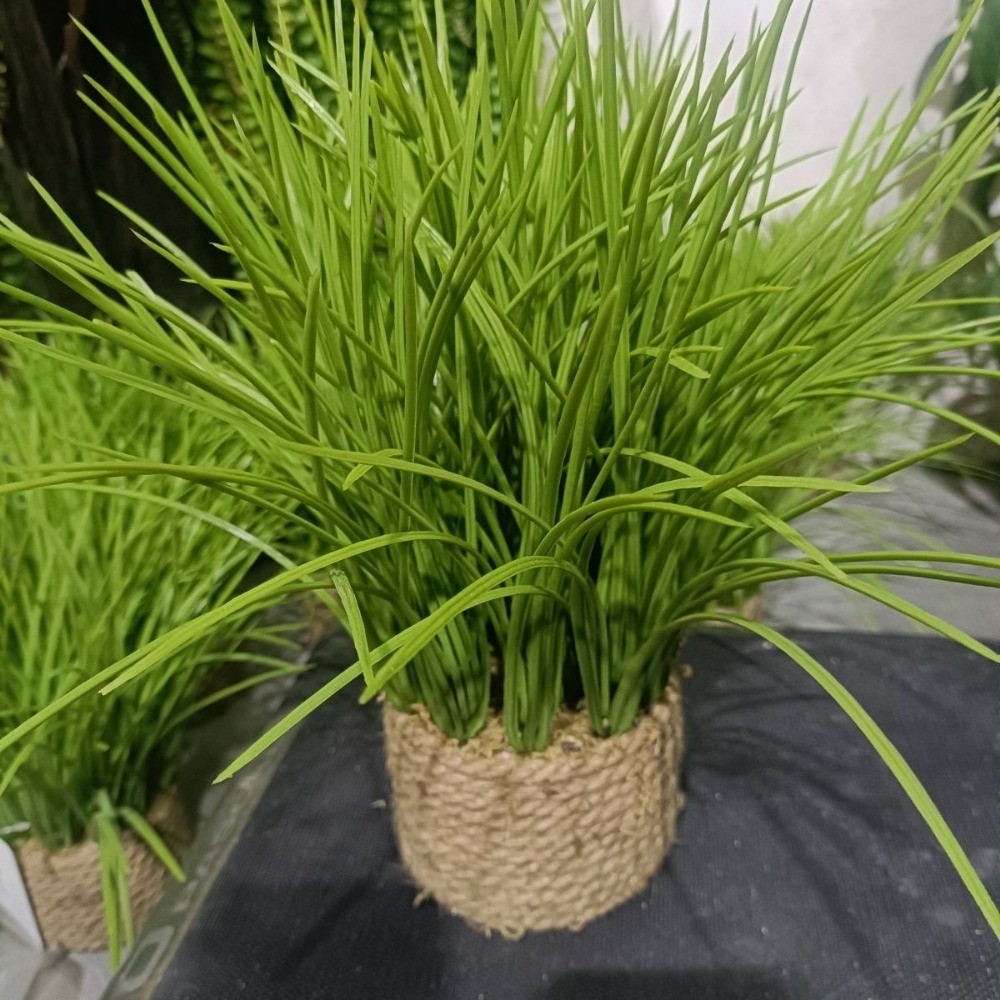 Artificial Wheat Grass Fake Outdoor Plants - Artificial Greenery UV ...