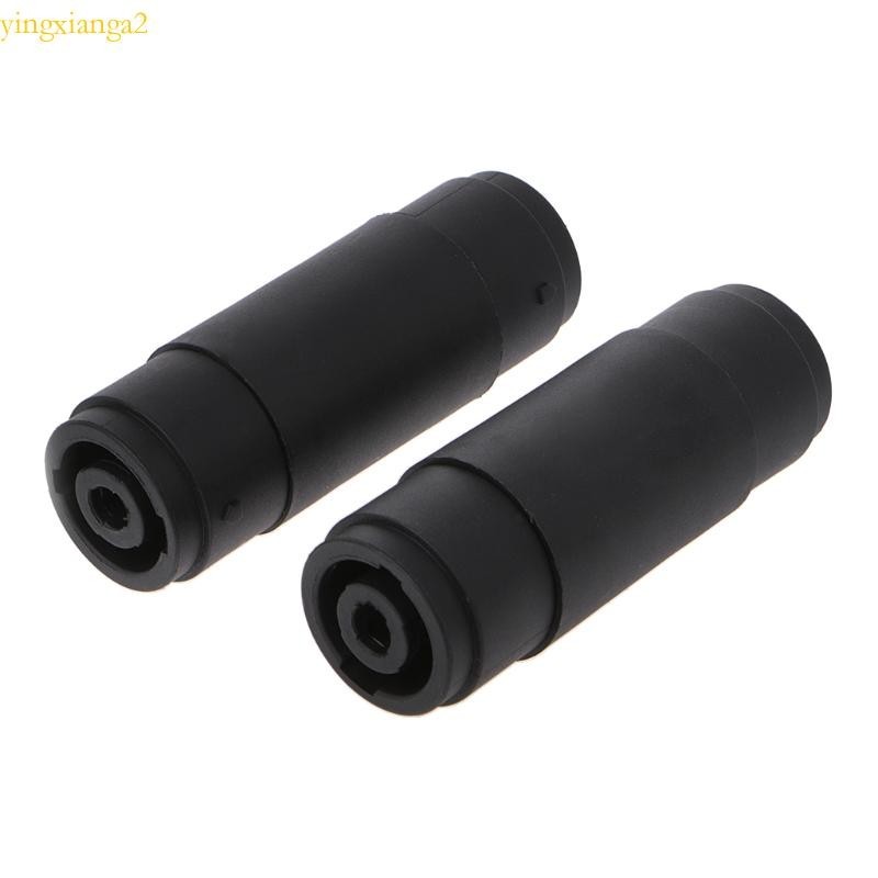 yin 2 Pcs 4-Pin Pole Female To Female Speakon Coupler Adapter o Cable ...