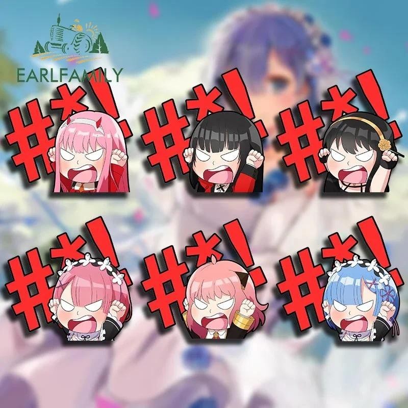 EARLFAMILY 13cm For Zero Two Rem Ram Anya Jabami Yumeko Yor Angry ...